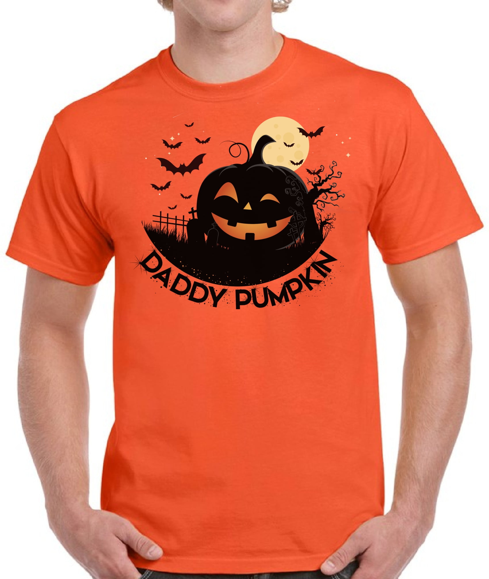 Daddy Pumpkin Top Halloween Gift Shirt for Men - S M L XL 2XL 3XL 4XL 5XL Happy Halloween ...