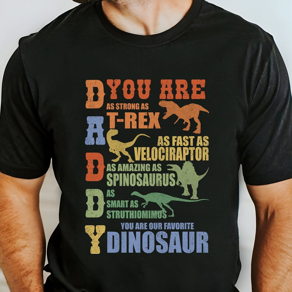 Daddy Rex Shirt, Dinosaur Dad T-Shirt, Papasaurus Fathers Day Gifts ...