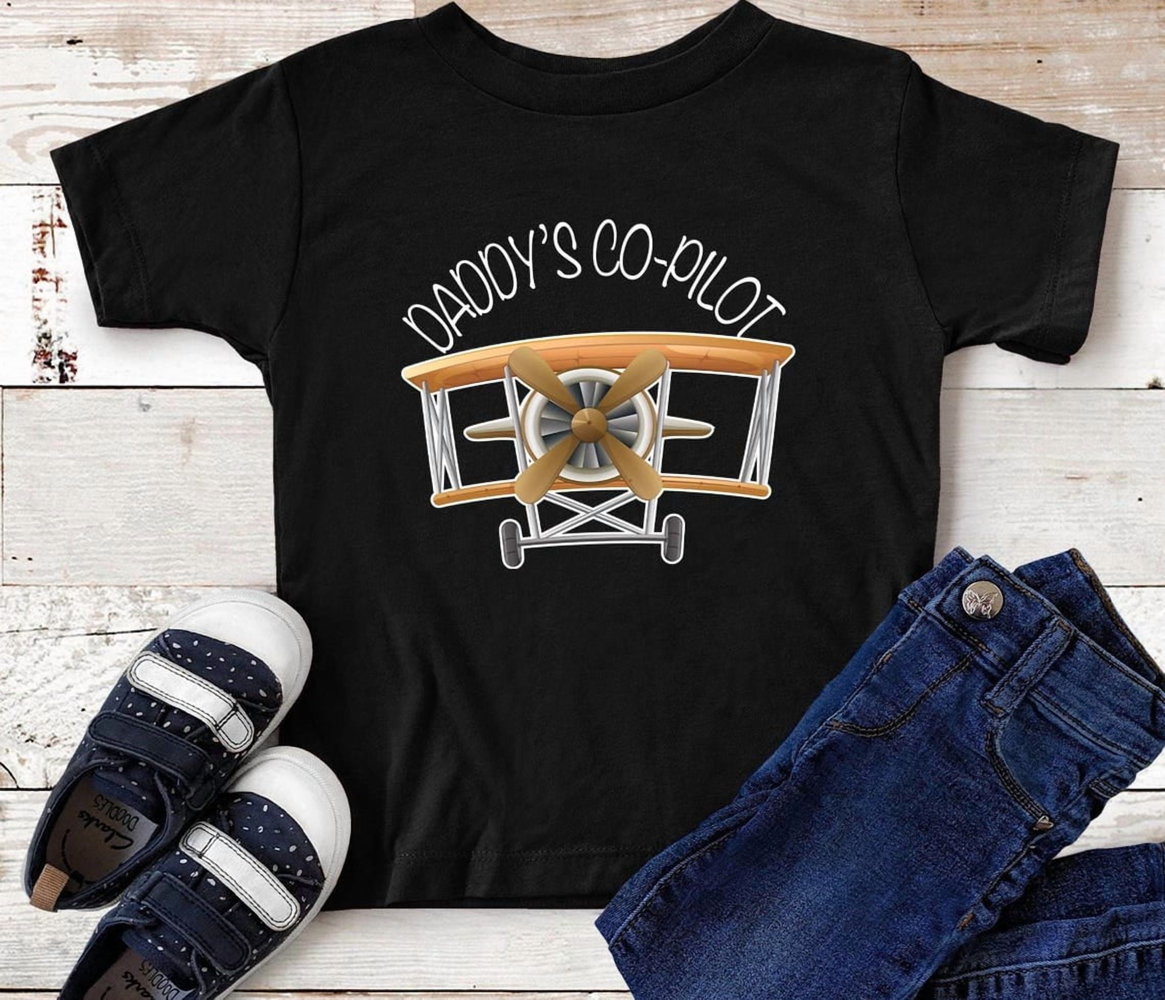 Daddy'S Co-Pilot Shirt, Airplane Shirt, Plane Shirt, Co-Pilot Tee ...