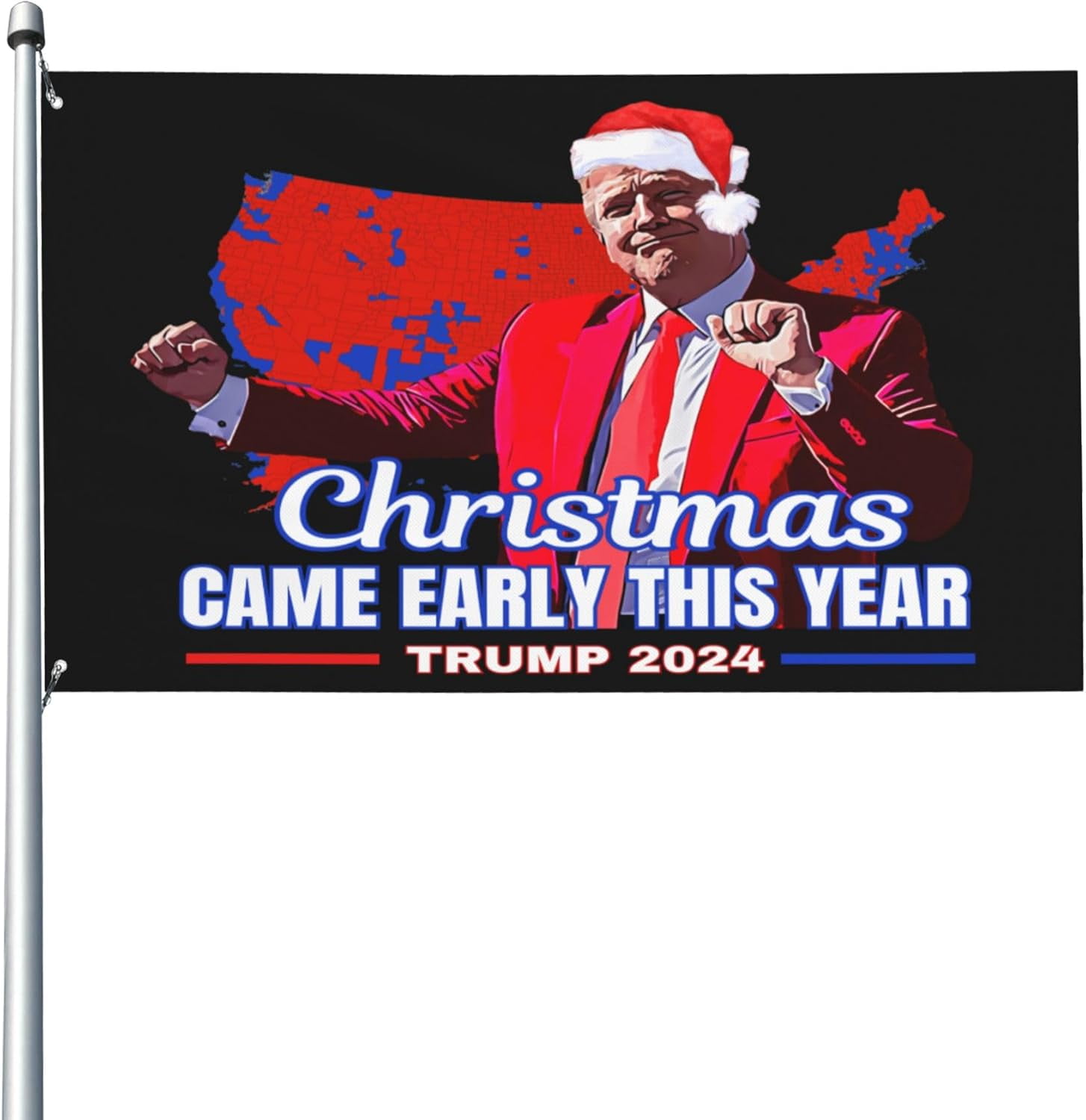 Daddy'S Home Flag Christmas Came Early Trump Won Map Of 2024 Election ...