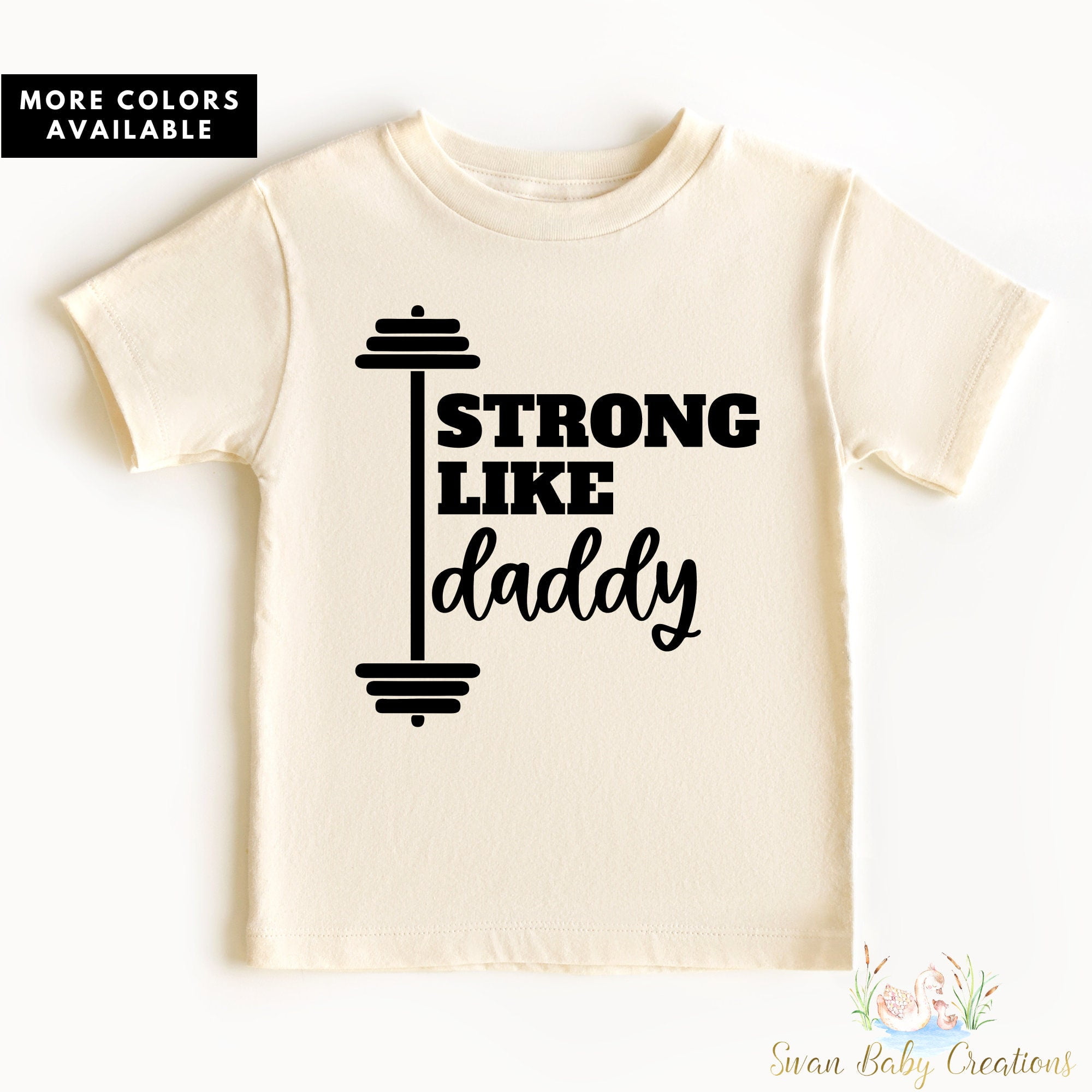 Daddy'S Little Kettlebell Toddler Shirt, Fitness Baby, Workout Dad ...