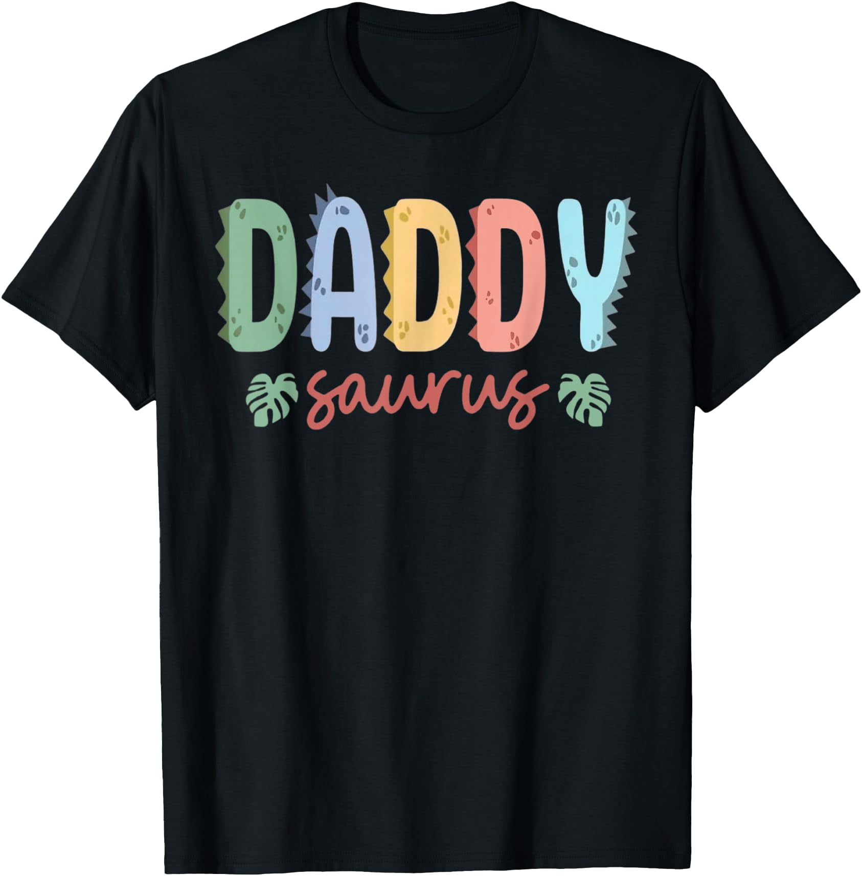 Daddy Saurus Dad Dinosaur Three Rex Birthday Family T-Shirt - Walmart.com