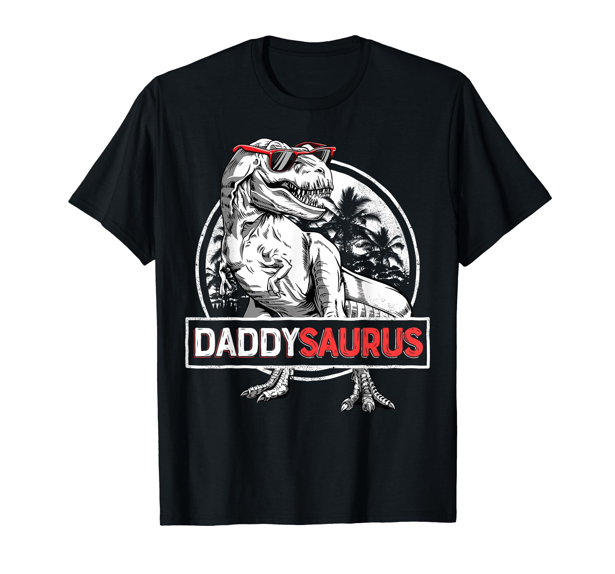Daddy Saurus T rex Dinosaur Men Father's Day Family Matching T-Shirt ...