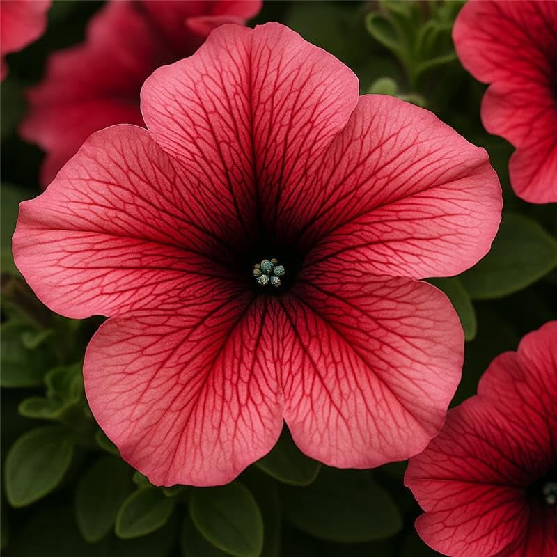 Daddy Series Petunia Red Seed ~25 Seeds– Pelleted – Petunia x hybrida ...