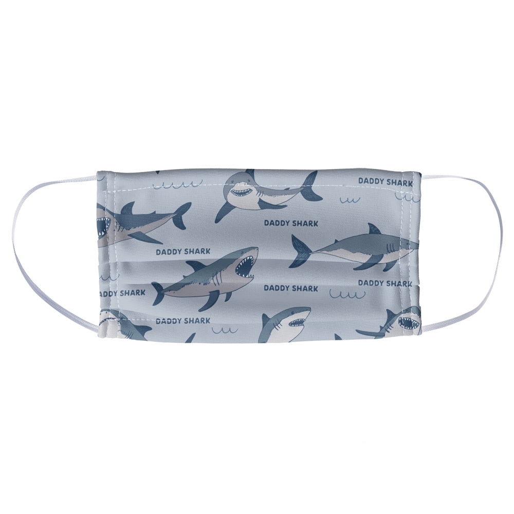 Daddy Shark 1-Ply Reusable Face Mask Covering, Unisex - Walmart.com