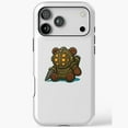 Daddy Teddy Bear Funny Art Phone Case for iPhone 11 12 13 14 15 16 17 ...