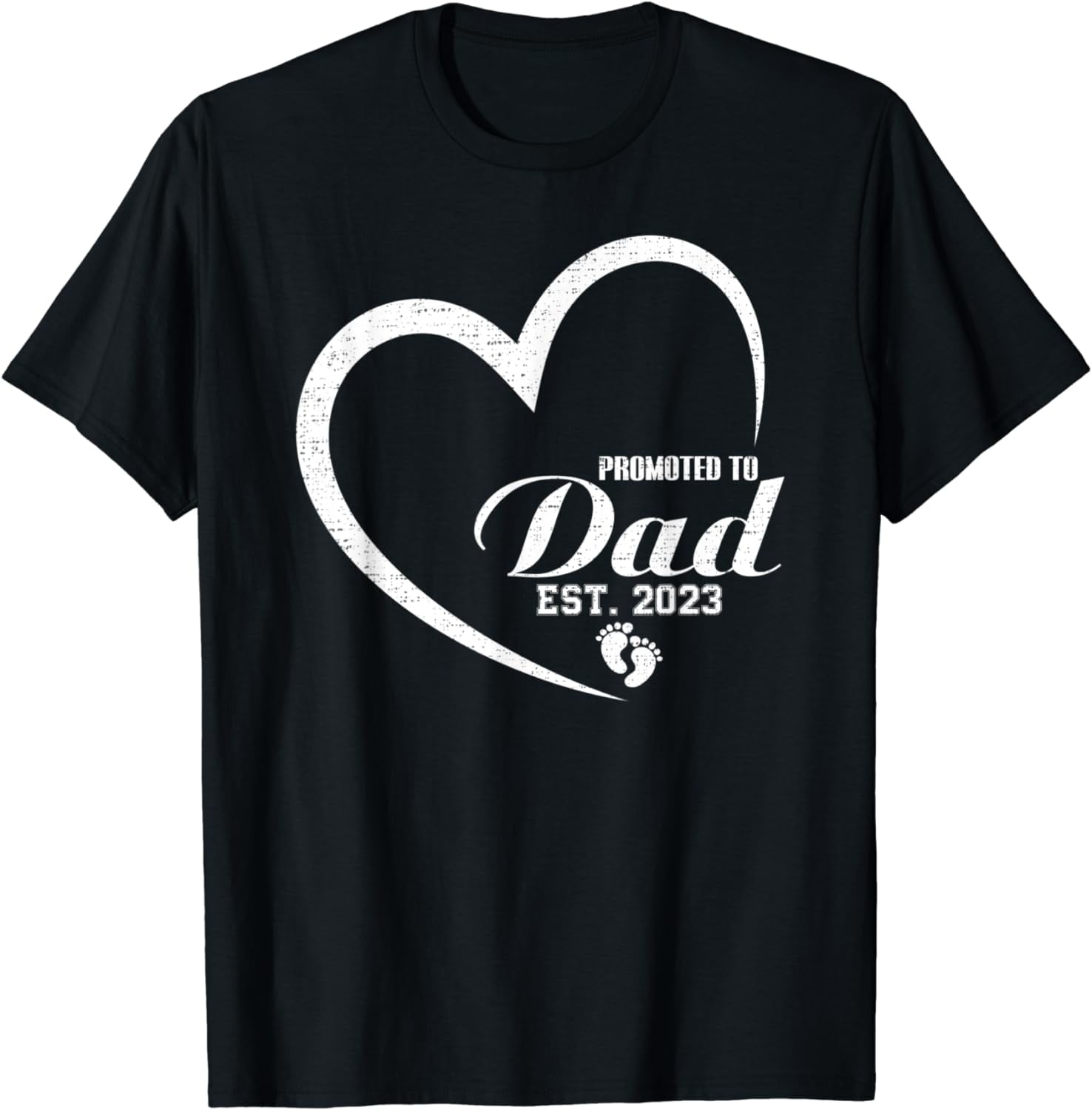 Daddy To Be New Dad Funny Promoted To Dad Est 2023 T-Shirt - Walmart.com