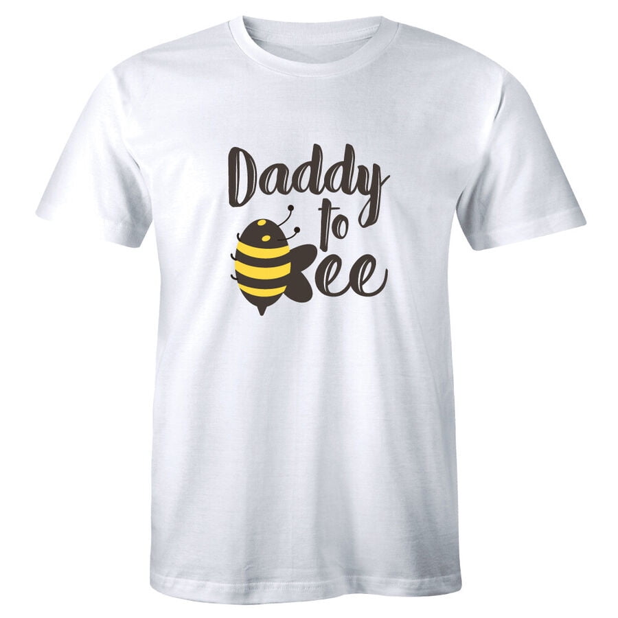 Daddy To Bee Men's T-Shirt Pregnancy Announcement Expecting Dad Reveal ...