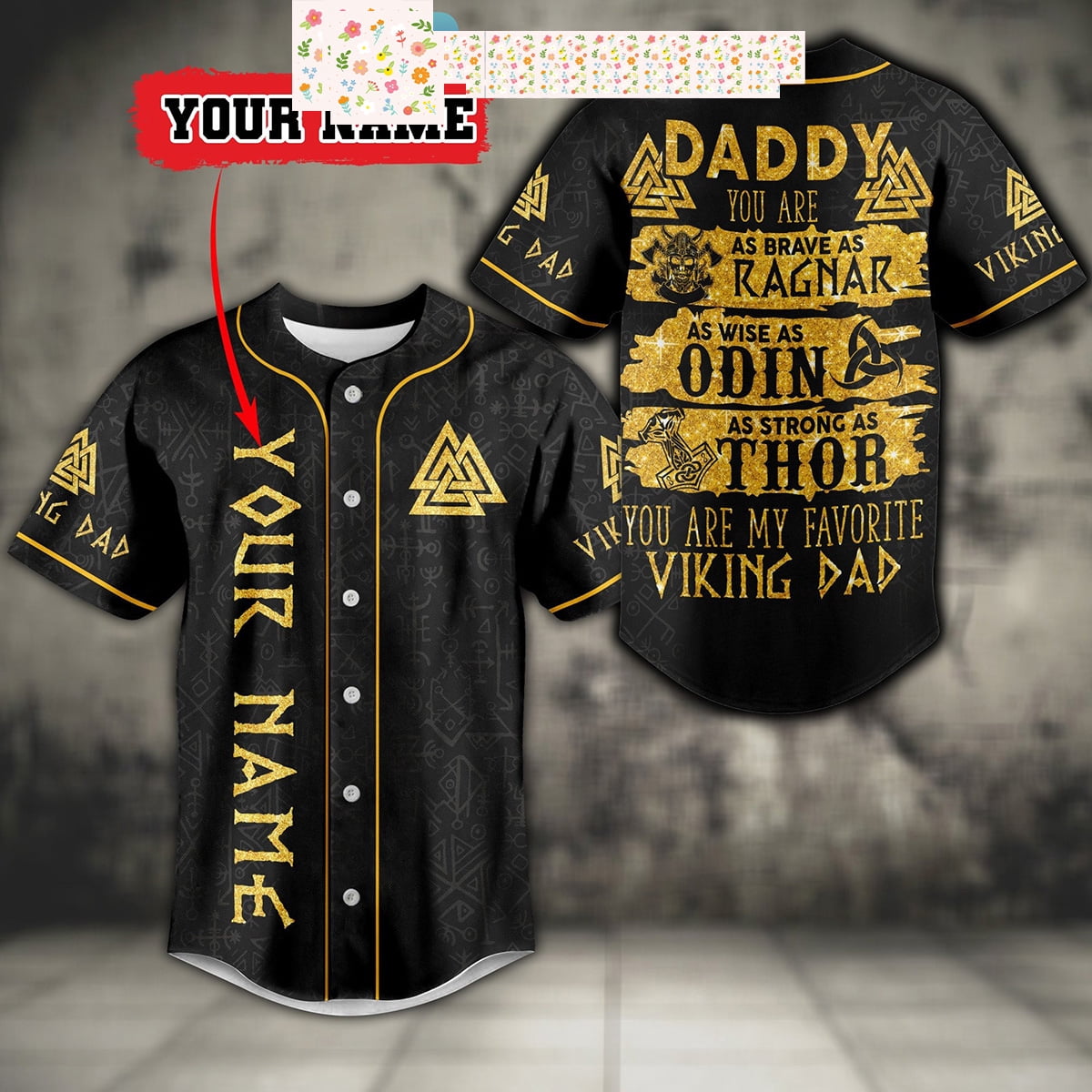 Daddy You Are As Brave As Garnar As Wise As Odin As Strong As Thor ...