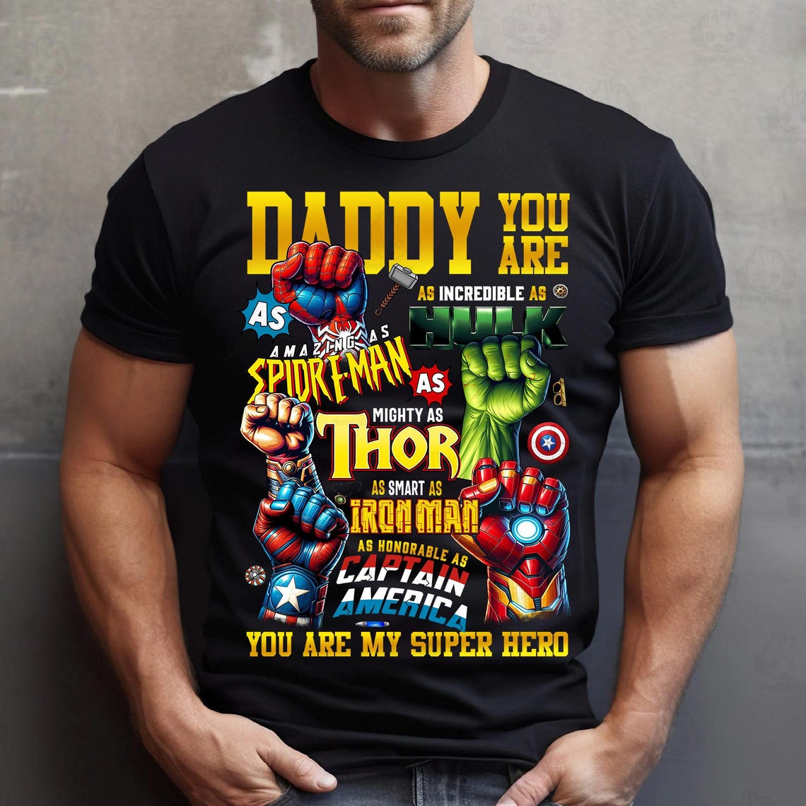 Daddy You Are Png, Best Dad Ever Shirt, Superhero Father's Day ...