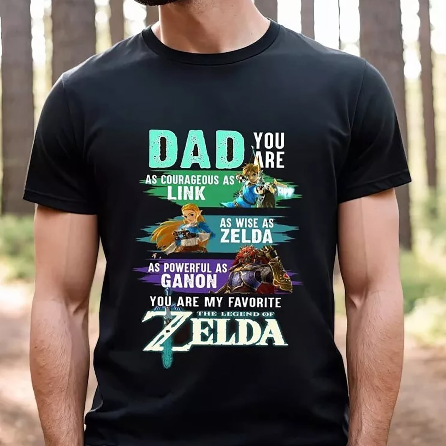 Daddy You Are The Legend Of Dad Shirt, Zelda Dad Father'S Day T-Shirt ...