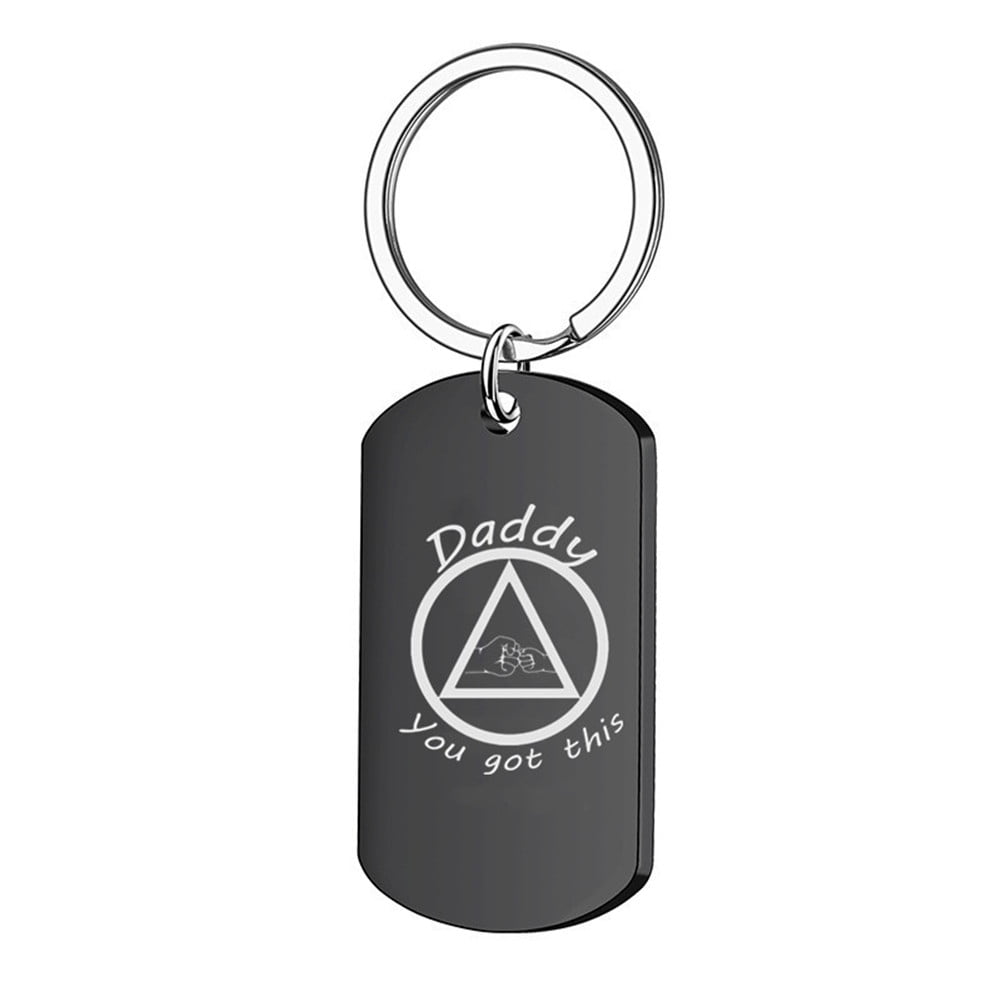 Daddy You Got This Recovery Keychain, Sober AA Sobriety Birthday ...