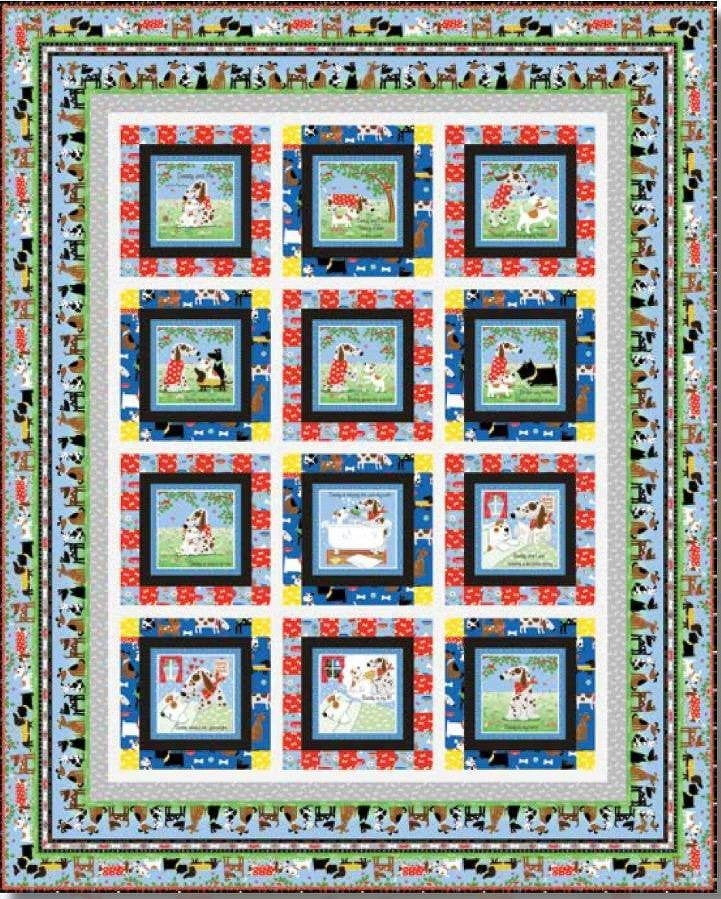 Daddy and Me Quilt Kit - Size 57 x 70 - Kate Mendsley - Walmart.com