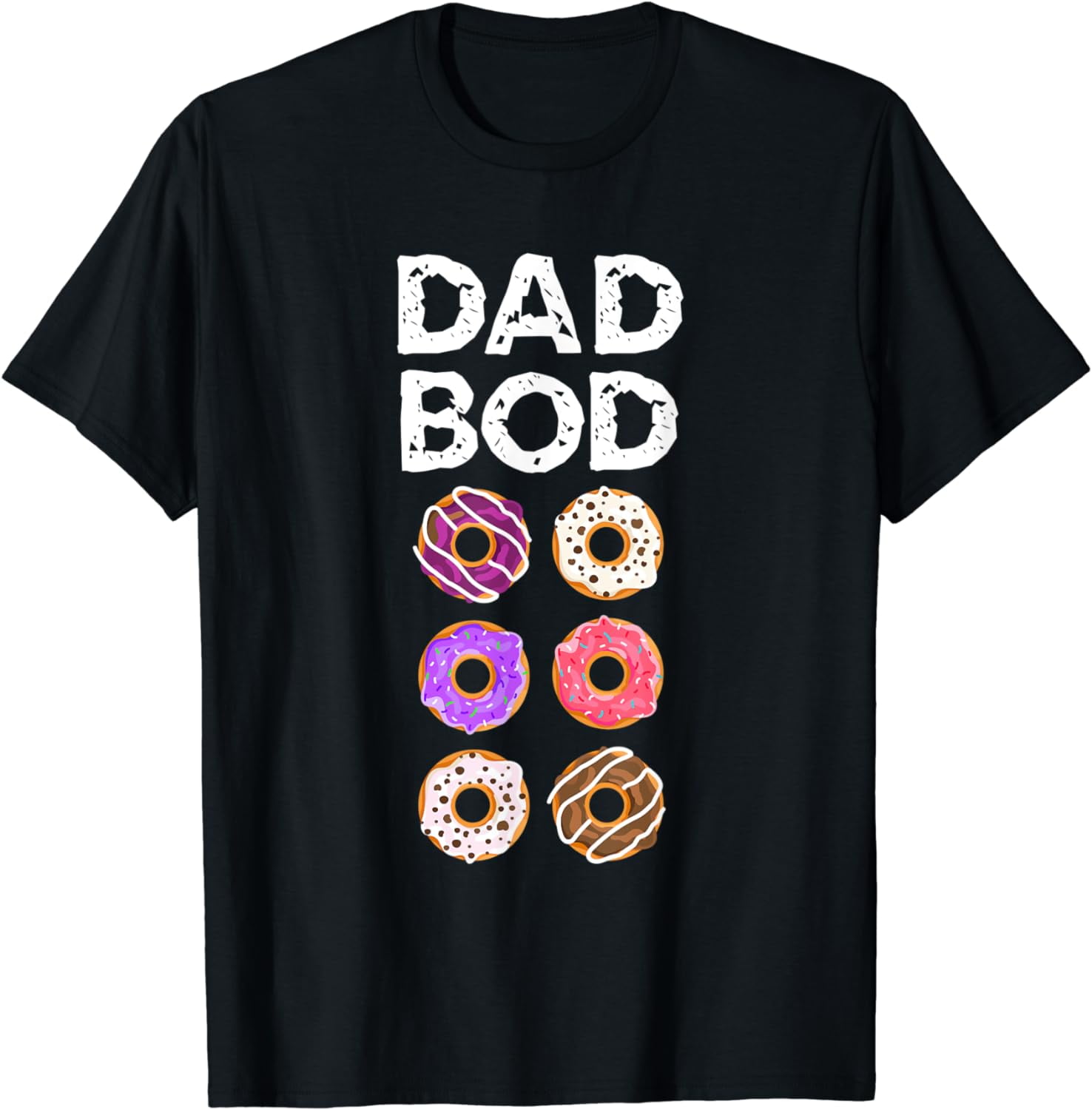 Daddy donut Dad bod T-Shirt - Walmart.com