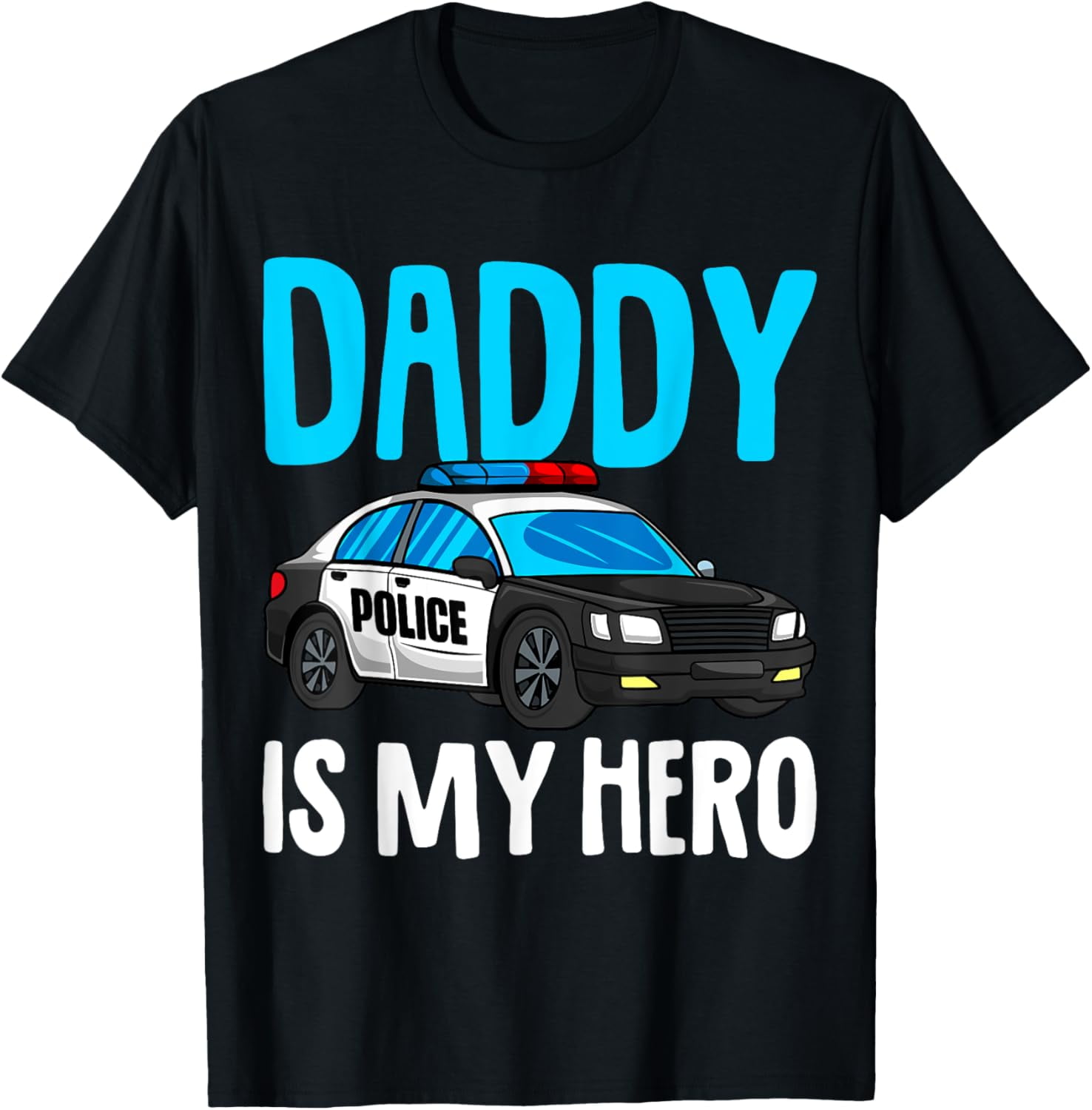 Daddy is my Hero Police Toddler Police Officer Cop Boys Kids T-Shirt ...