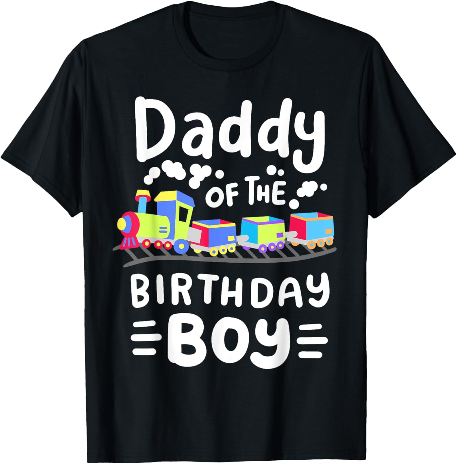 Daddy of the Birthday Boy Choo Choo Train Family Matching T-Shirt ...