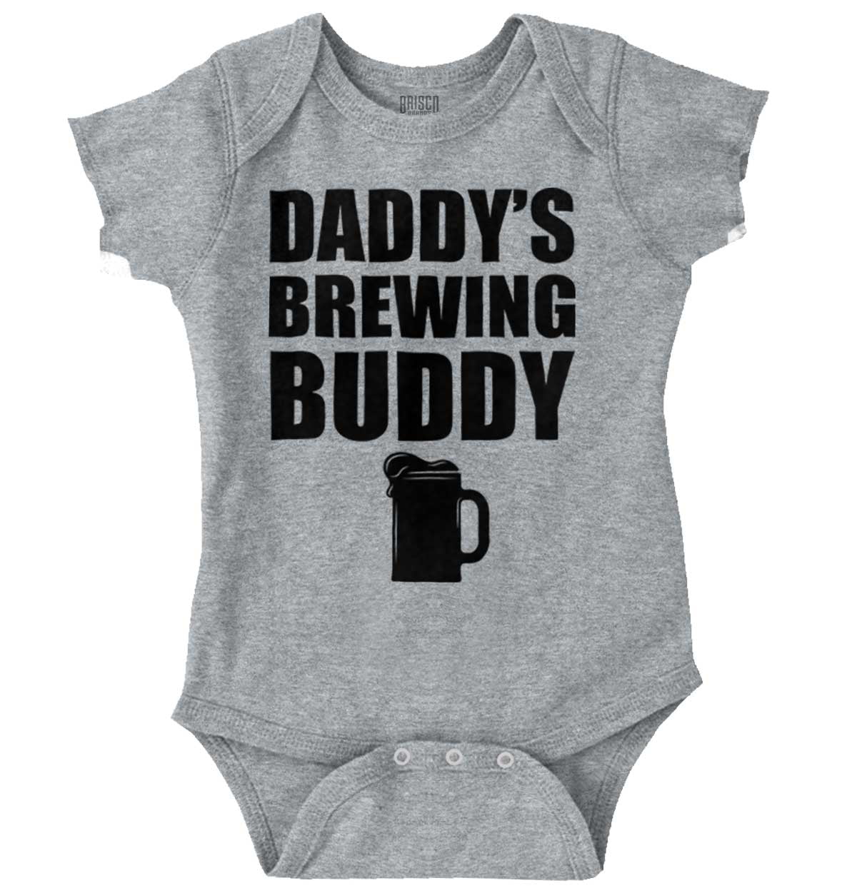 Daddy's Buddy Cute Father Son Time Newborn Baby Boy Girl Romper Brisco ...