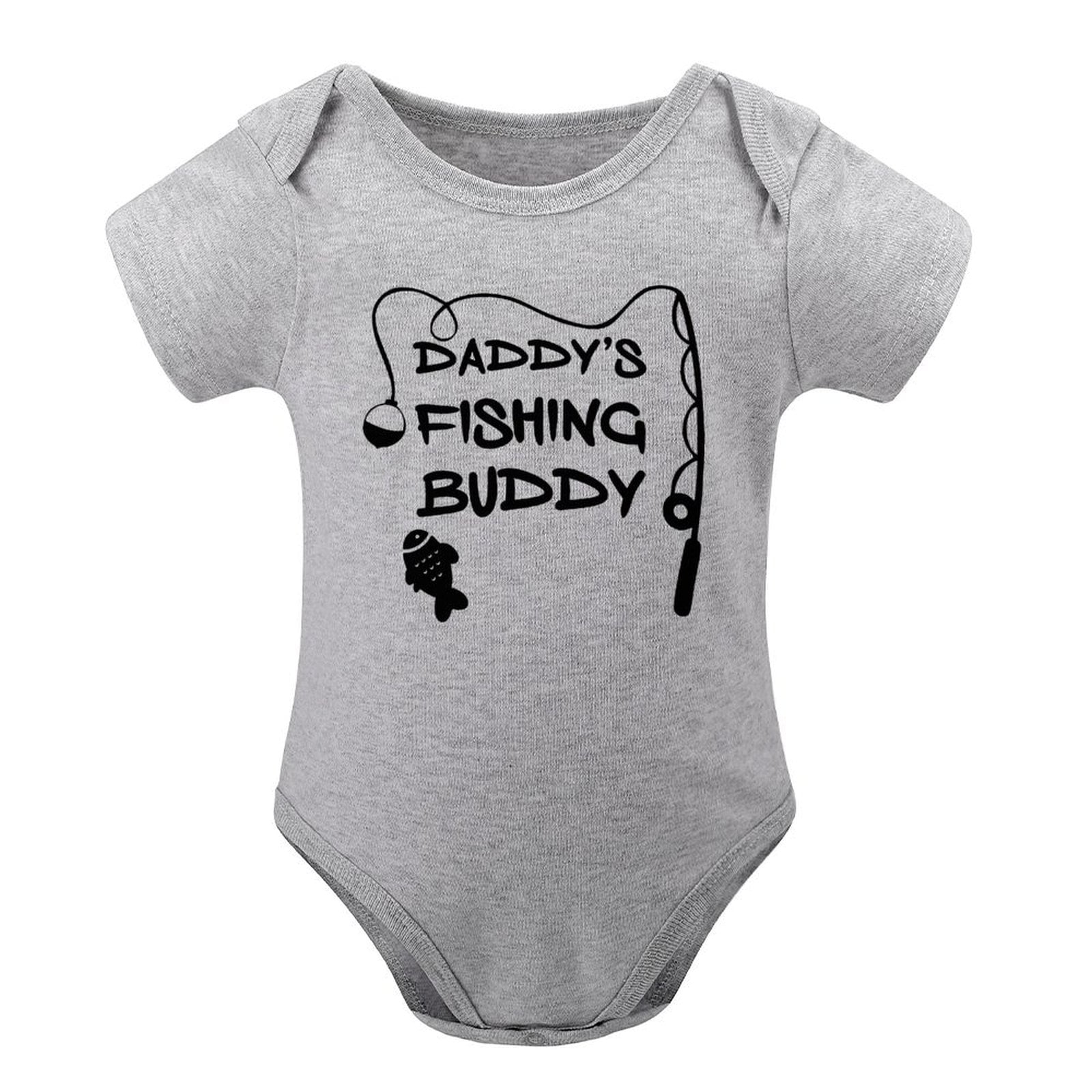 Daddy's Fishing Buddy - Baby Clothes - Funny Newborn Bodysuit Outfits ...
