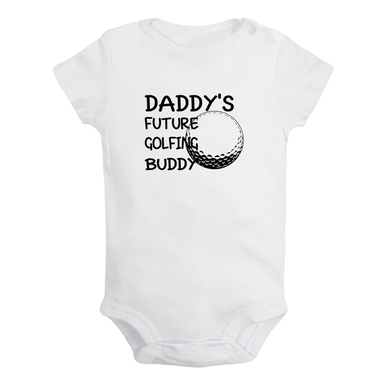 Daddy's Future Golfing Buddy Funny Rompers For Babies, Newborn Baby ...
