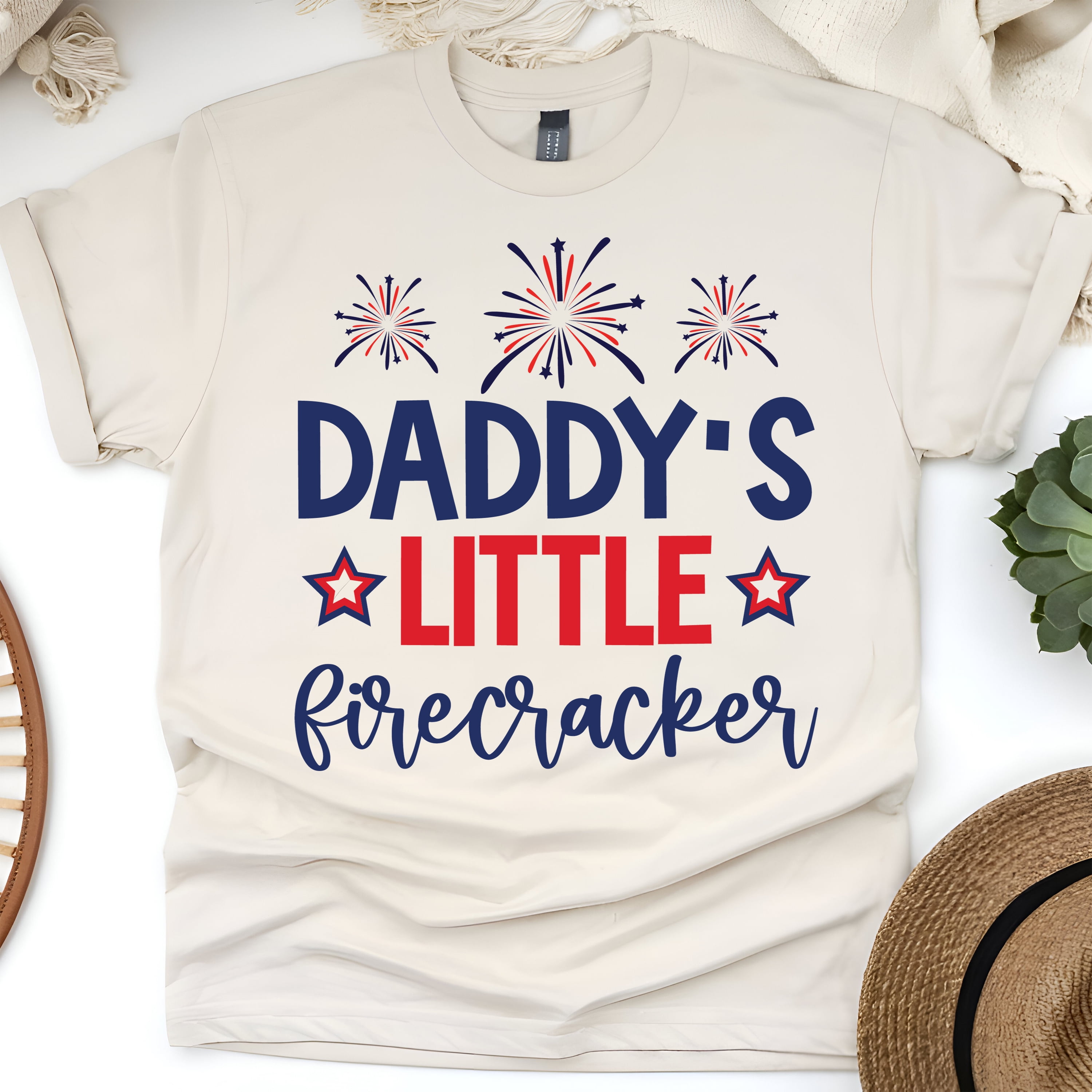Daddy’s Little Firecracker Shirt – Patriotic 4th of July Toddler T ...