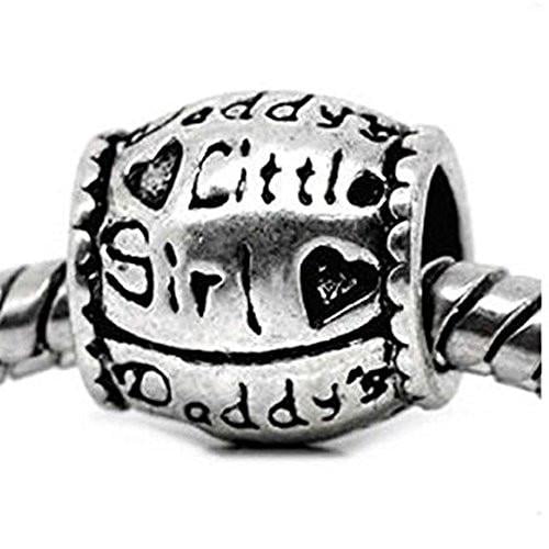 Daddy's Little Girl European Bead Compatible for Most European Snake ...