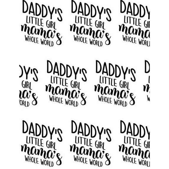 Daddy's Little Girl, Mama's Whole World Composition Notebook - Large ...