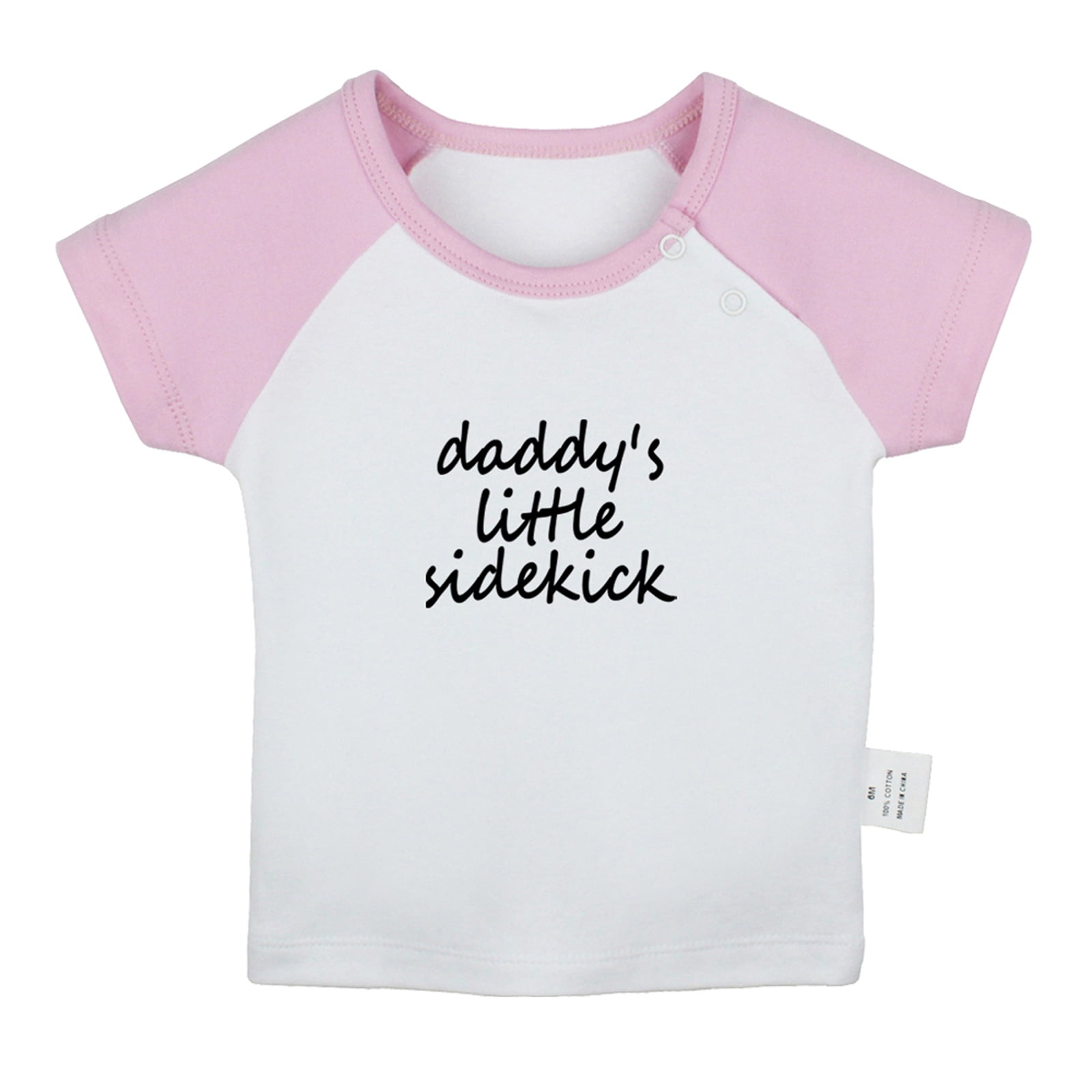 Daddy's Little Sidekick Funny T shirt For Baby, Newborn Babies T-shirts ...