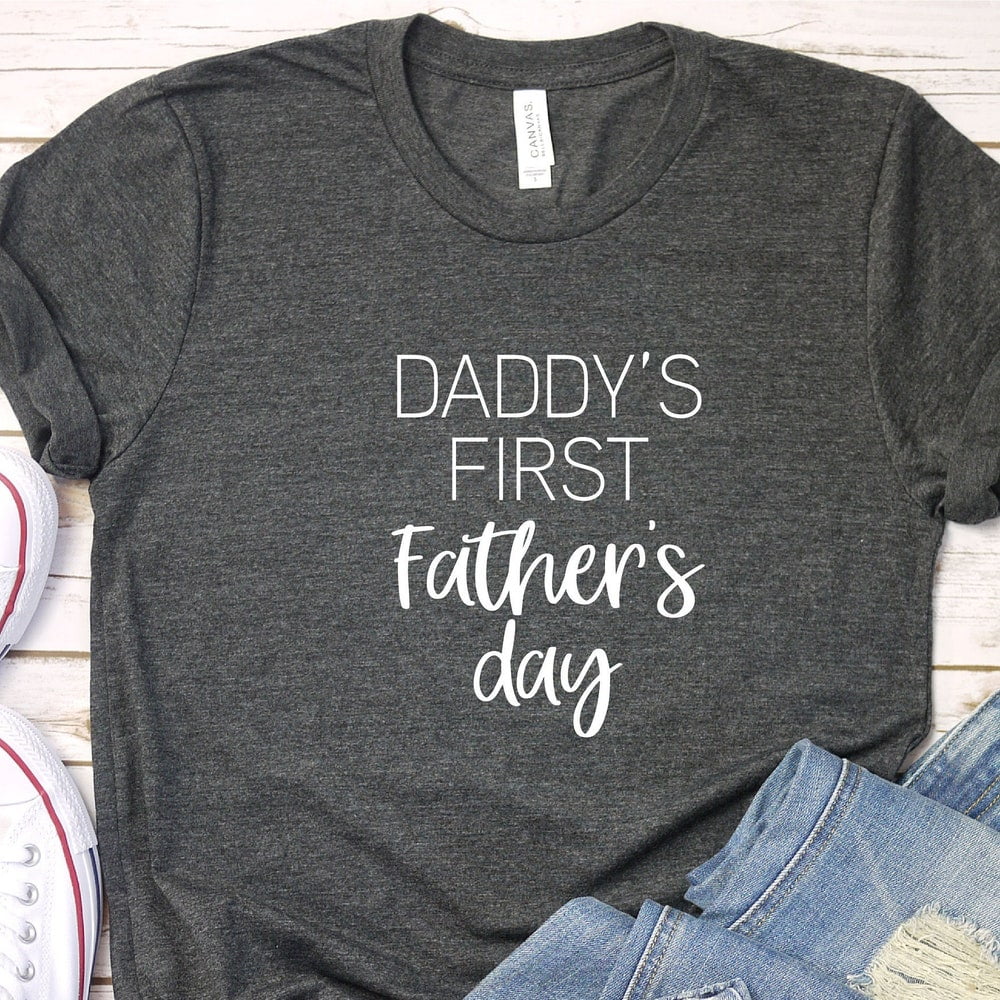 Daddy's first father's day shirt, New Dad Shirt, Gift For New Daddy ...