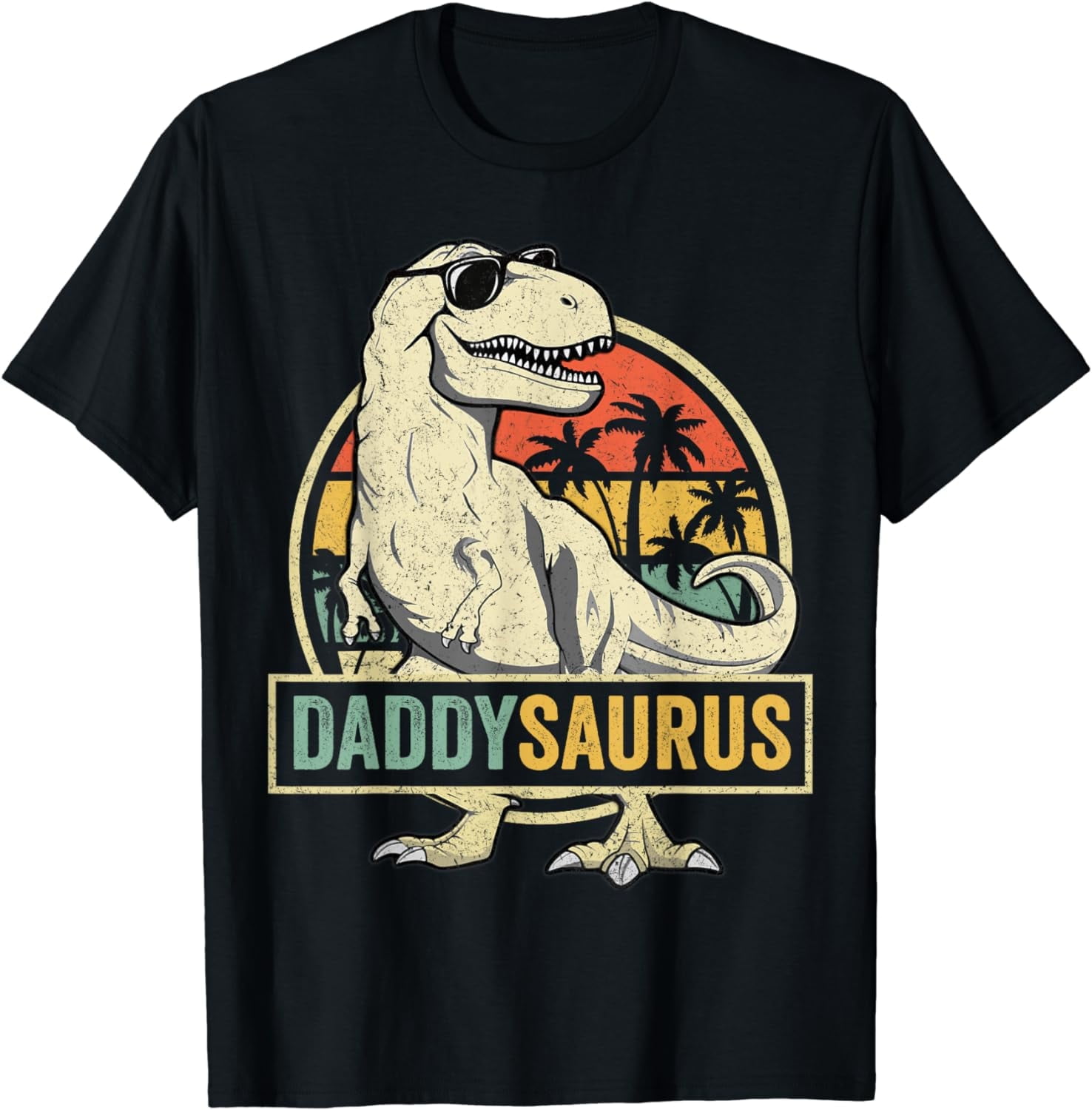 Daddy saurus T Rex Dinosaur Men DaddySaurus Family Matching T-Shirt ...