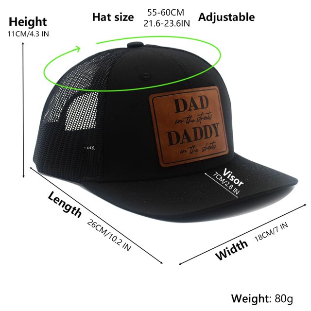 Daddy to Be Dad in The Street Daddy in The Sheets Hat Daddy Leather ...