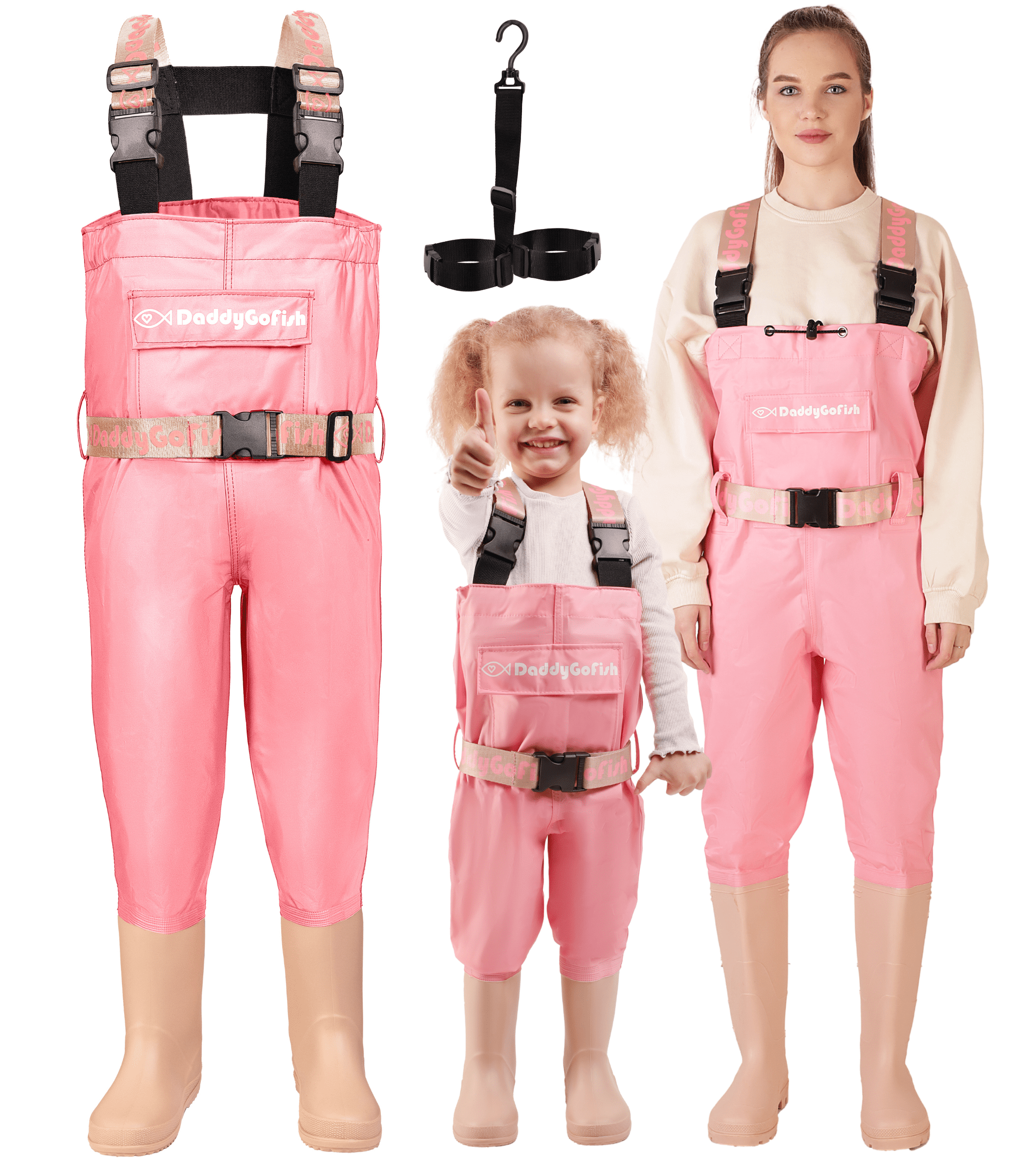 DaddyGoFish Chest Waders for Kids and Adults, Fishing and Hunting ...