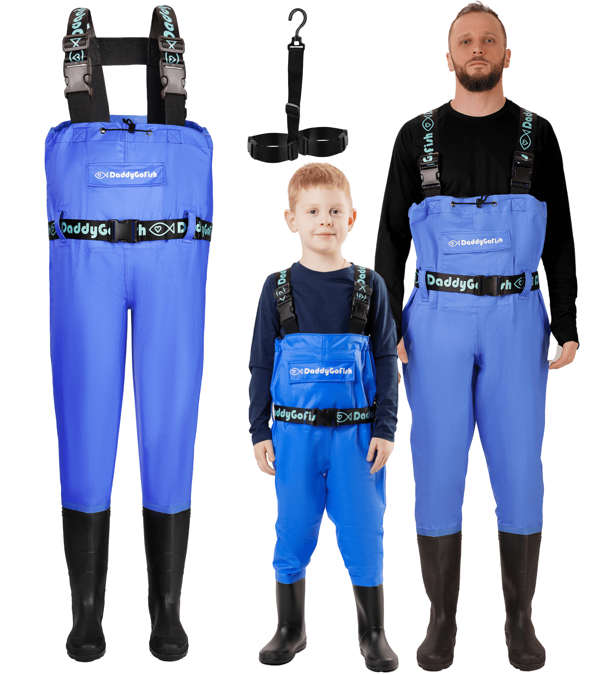 DaddyGoFish Chest Waders for Kids and Adults, Fishing and Hunting ...
