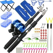 Steinhauser Timber Strata Telescopic Spincast Rod and Reel Combo ...