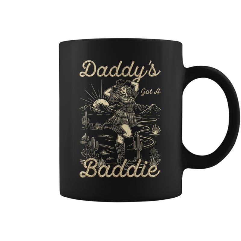 Daddys Got A Baddie Cowgirl Coffee Mugs - Walmart.com