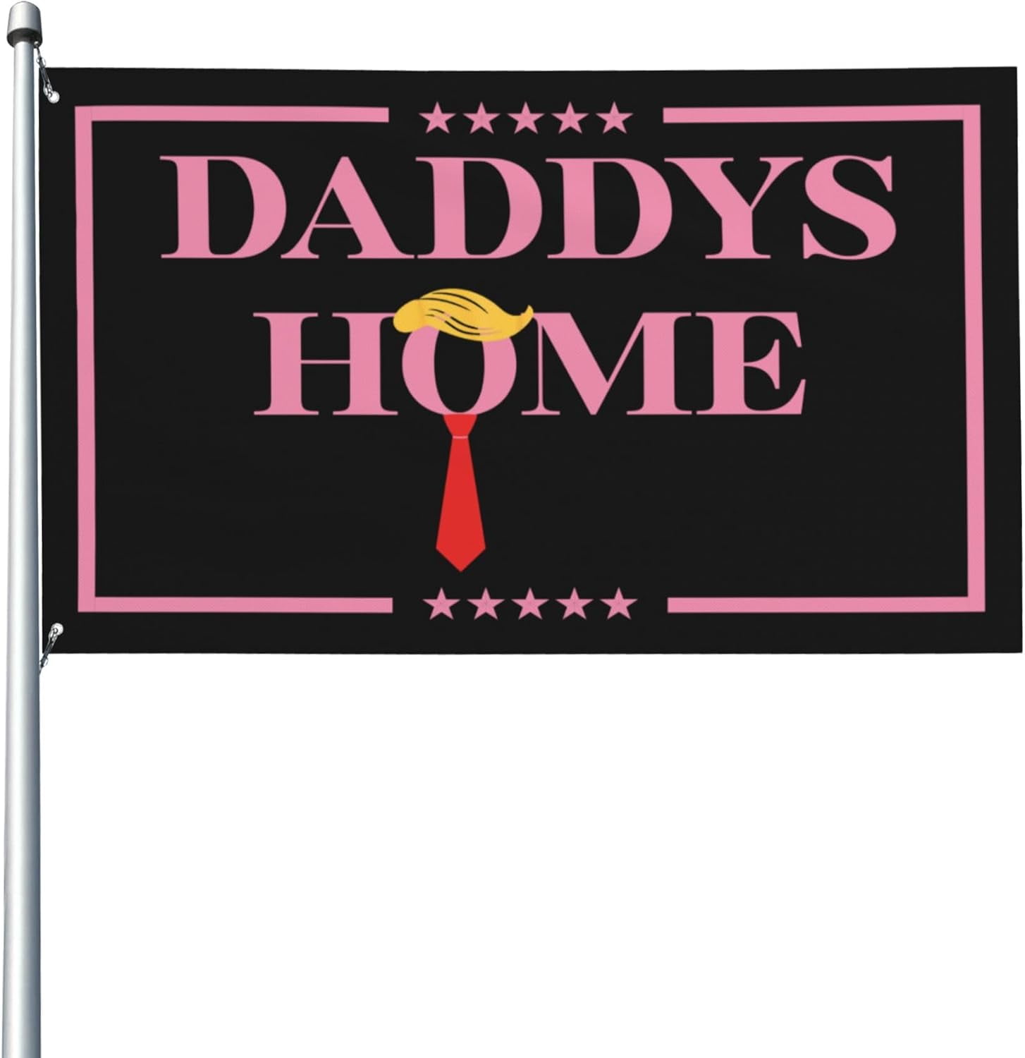 Daddys Home Flag 3x5 Pink 2024 47 Flag 3x5 Tapestry Sign House With 2 ...