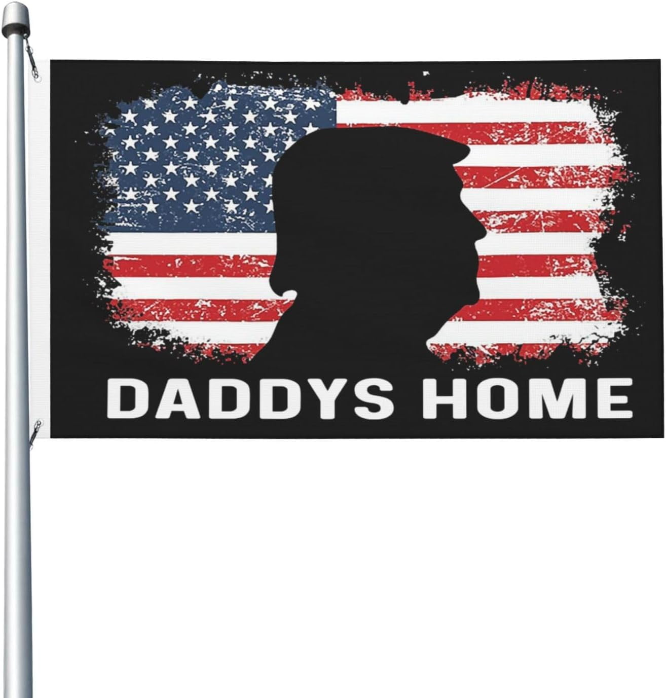 Daddys Home Flag Double Sided Vintage Flags Wall Art For Boys Room 3x5 ...