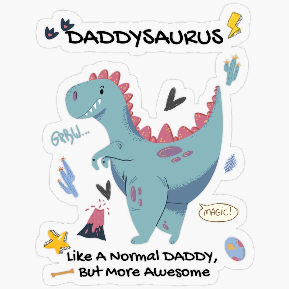 Daddysaurus, Awesome Daddy Gift, Daddy Dinosaur, Father'S Day Gift, New ...