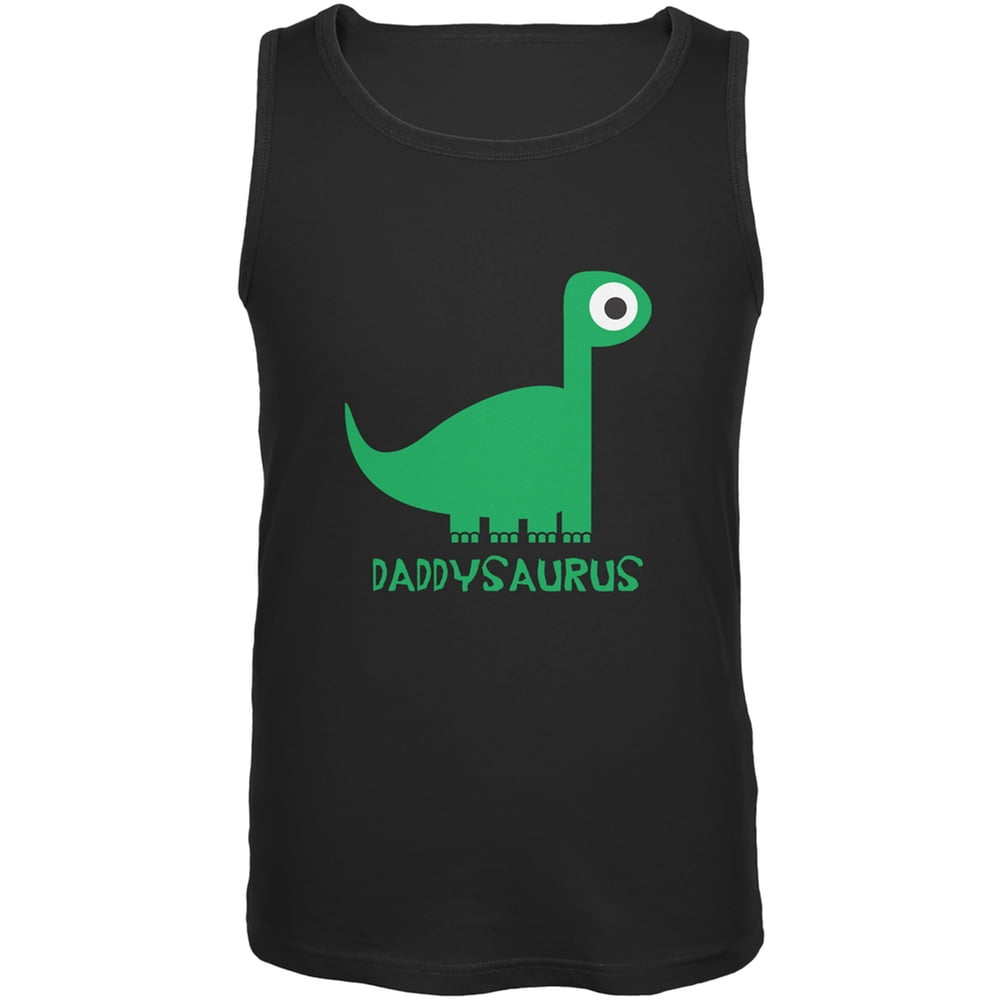 Daddysaurus Father and Child Black Adult Tank Top - Walmart.com