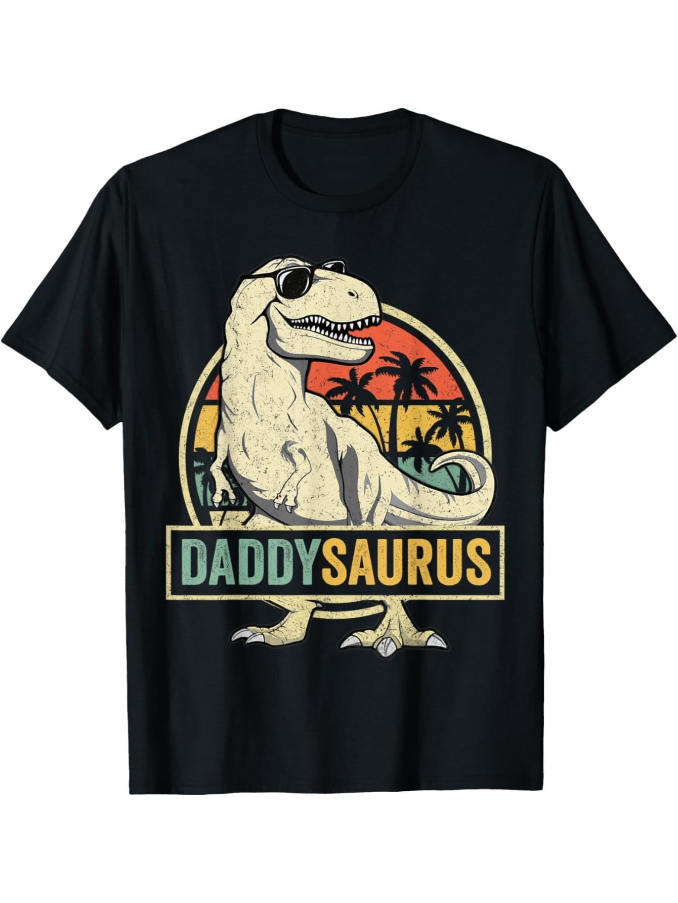 Daddysaurus T Rex Dinosaur Daddy Saurus Family Matching T-Shirt ...