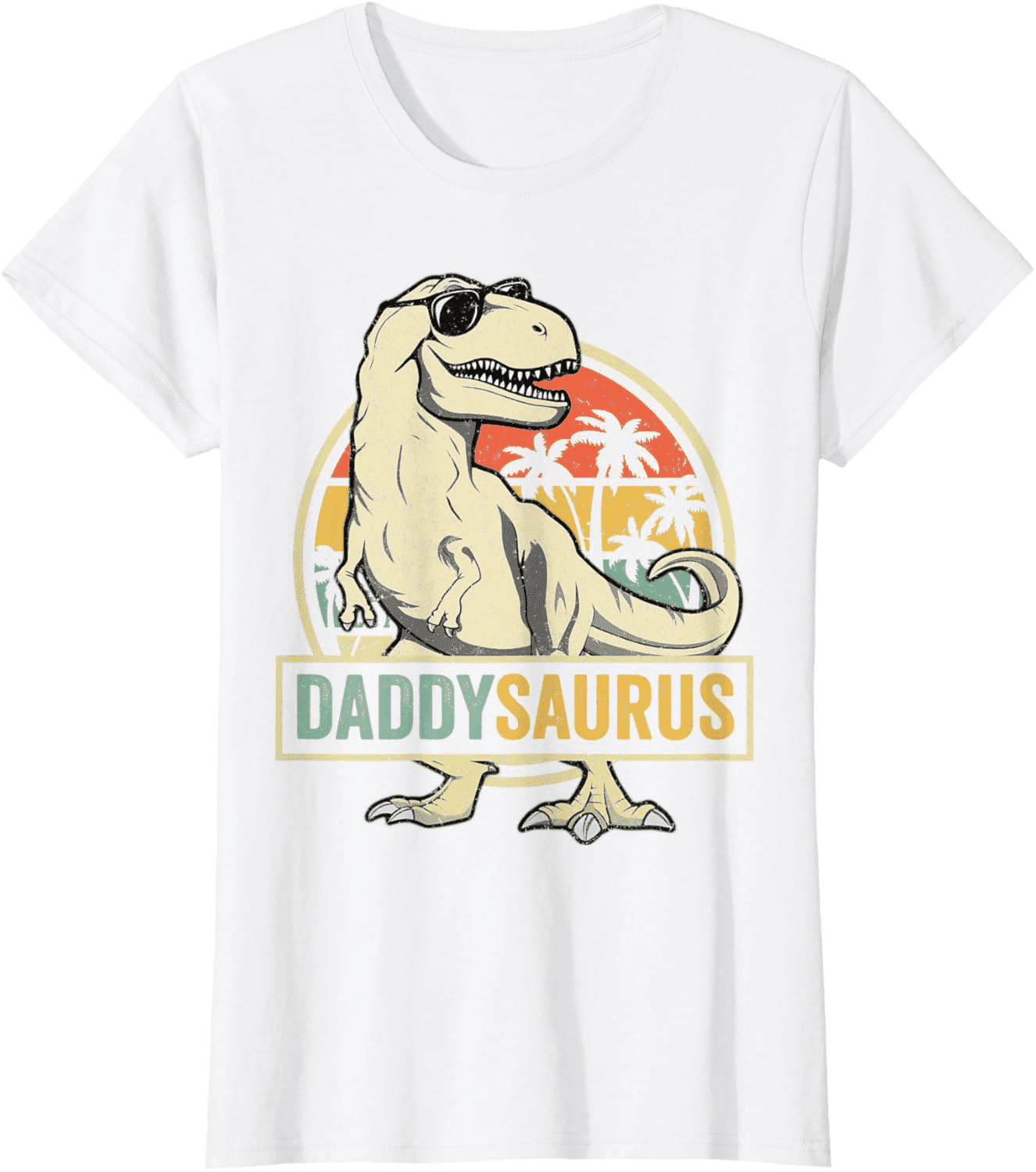 Daddysaurus T Rex Dinosaur Daddy Saurus Family Matching T-Shirt - Walmart.com