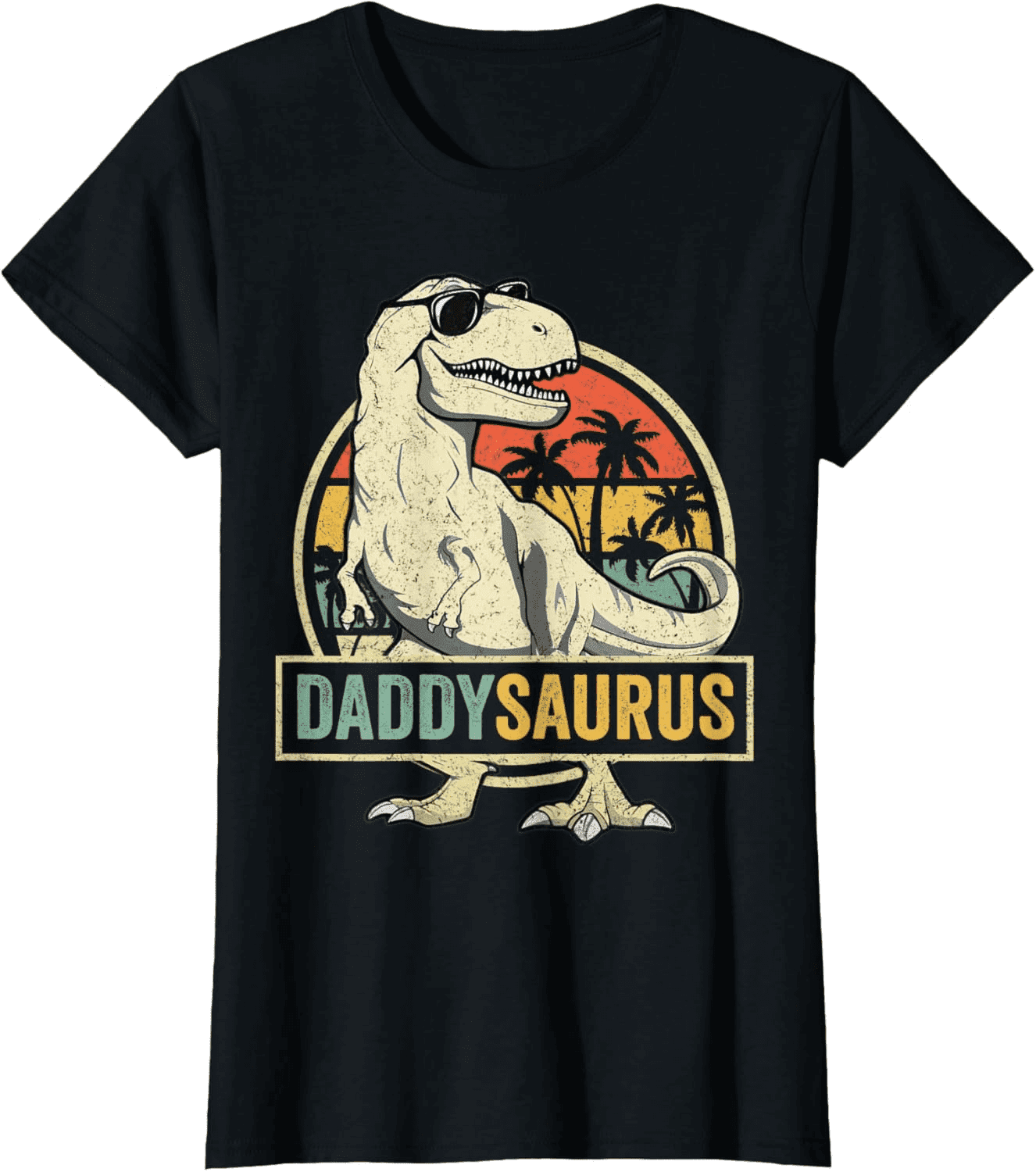 Daddysaurus T Rex Dinosaur Daddy Saurus Family Matching T-Shirt - Walmart.com