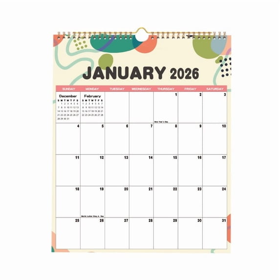 Dadiaei 2026 Wall Calendar Vertical Design January To December with ...