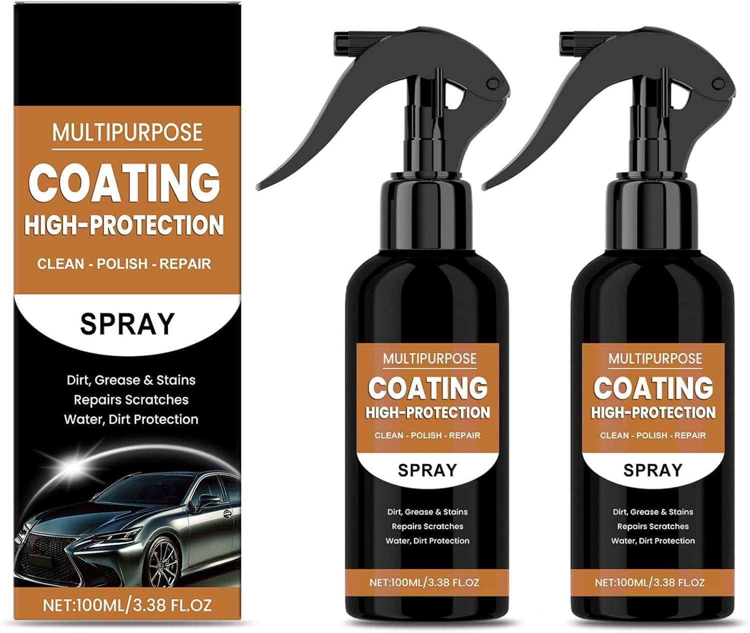 Dadiaei 2PCS Multi-Functional Coating Renewal Agent, 3 in 1 High ...