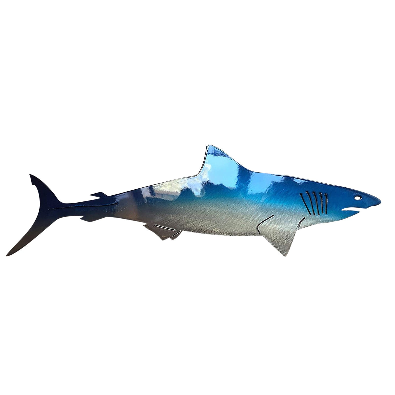 Dadiaei Blue Marlin Wall Decor, Metal Fish Wall Art, Ocean Theme Wall ...