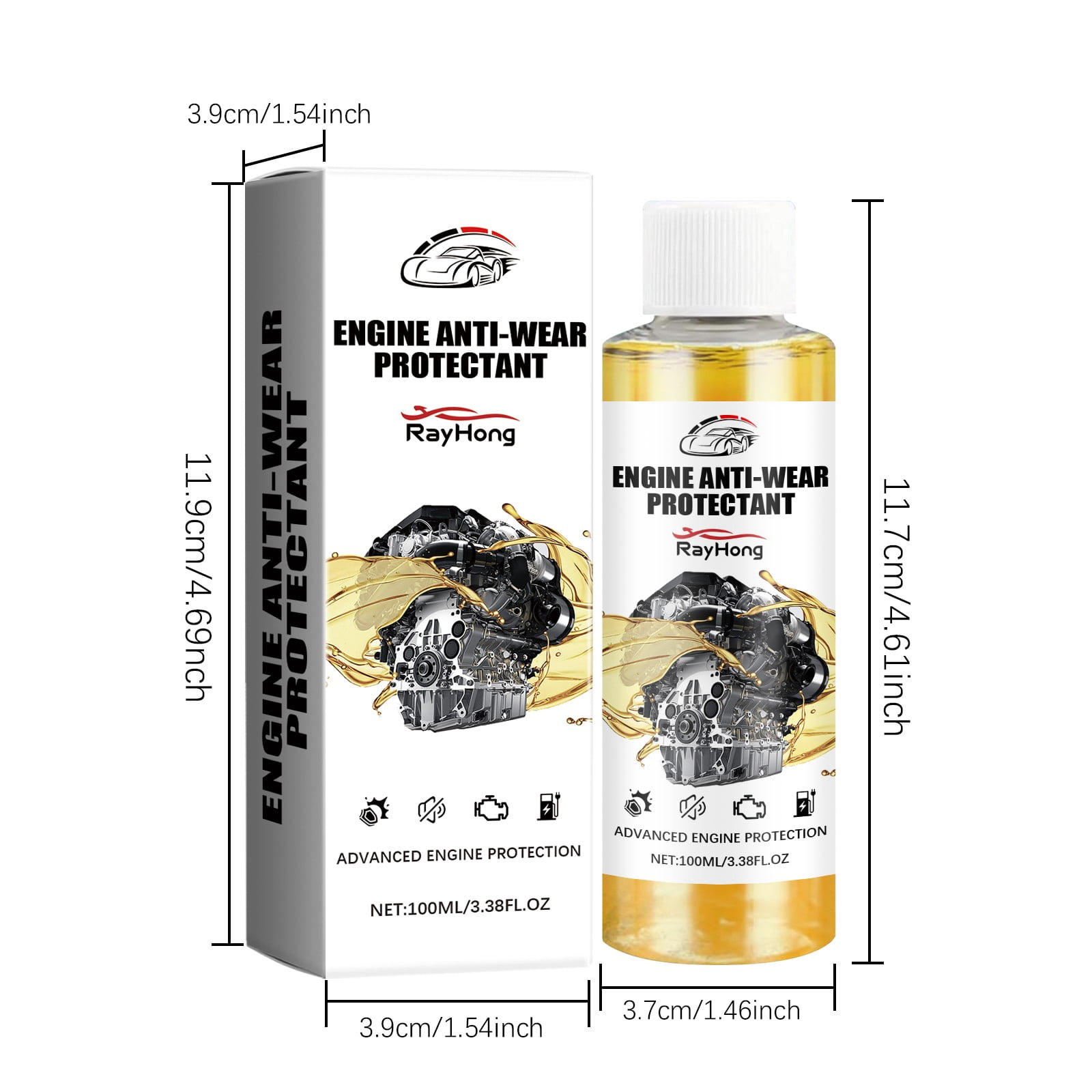 Dadiaei Clearance Corrosion Guard Engine Protect Rust Inhibitor Rust ...