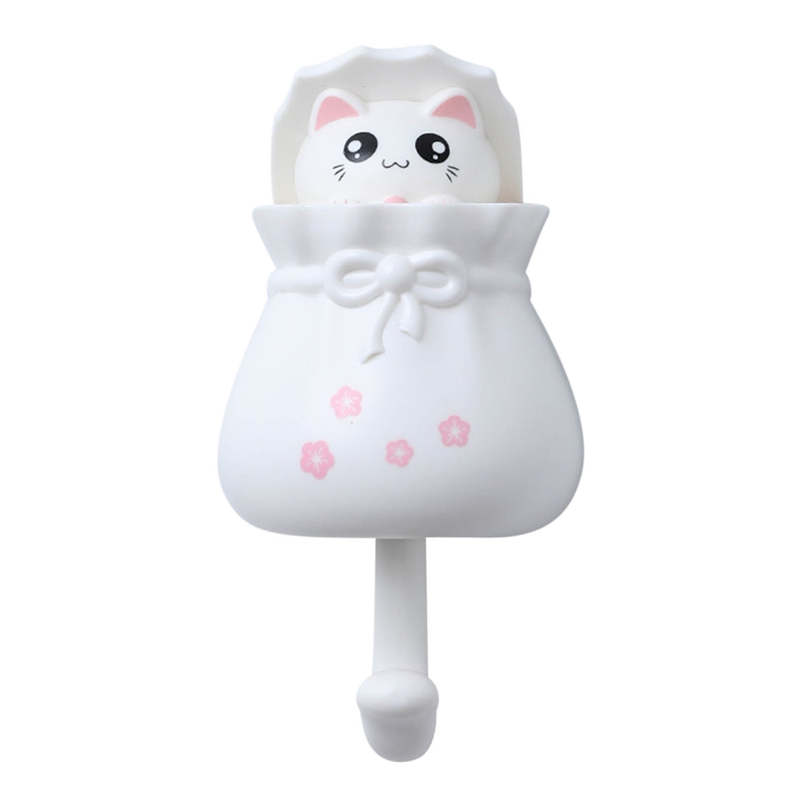 Dadiaei Creative Cat Hooks for Wall, Adhesive Cute Pet Hooks for Keys ...