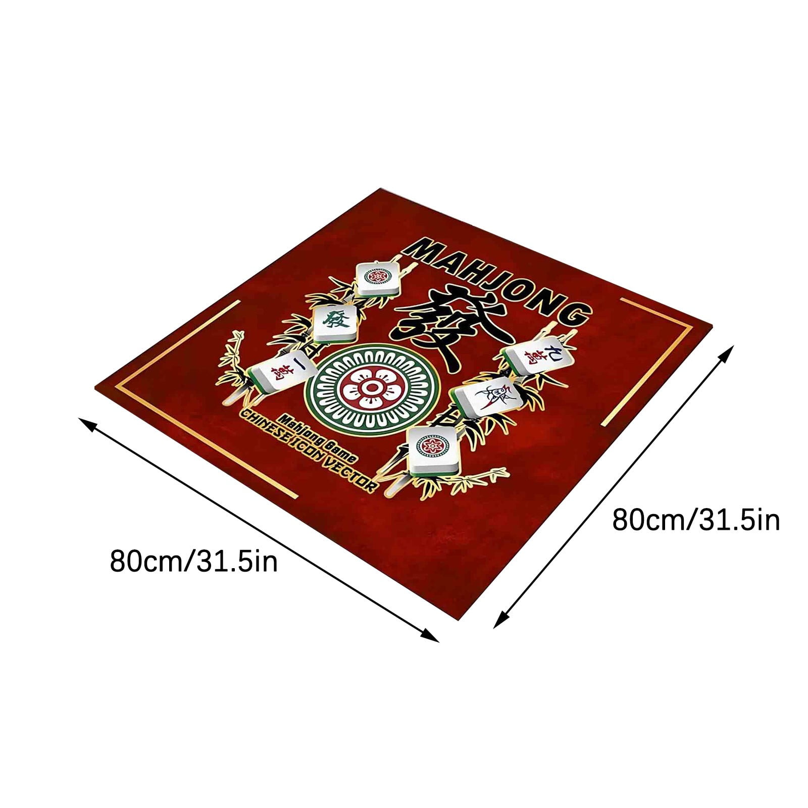 Dadiaei Clearance Mahjong Set Game Accessories Table Cover Mahjong