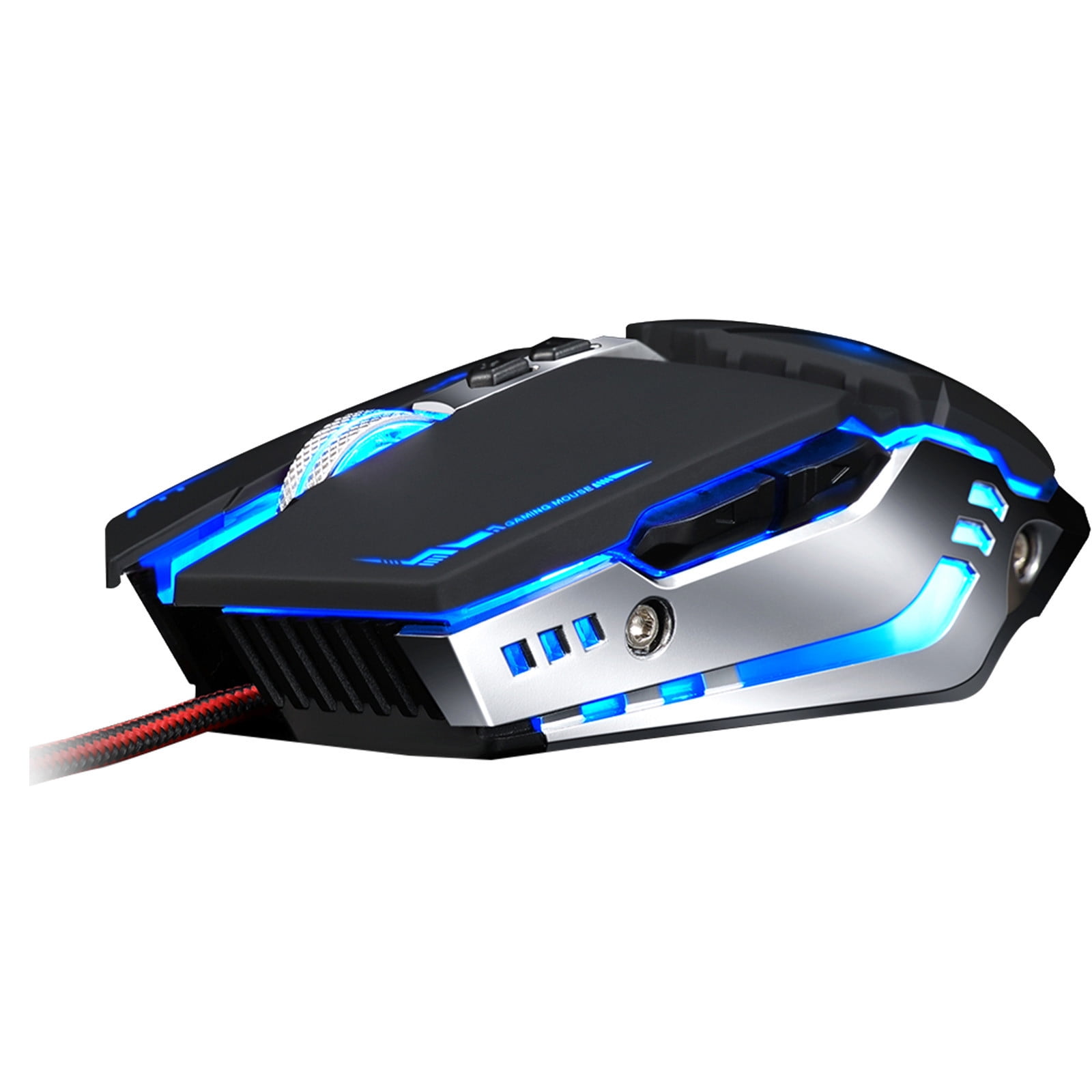 Dadiaei Wired Gaming Mouse - Wolf Mechanical Game Mouse with Macro ...
