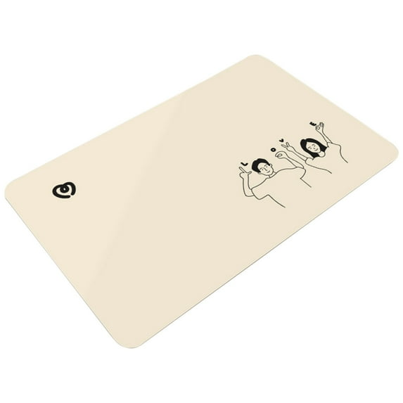 Dadiaei Diatom Mud Bath Mat Modern Design Non Slip Water Absorption for ...