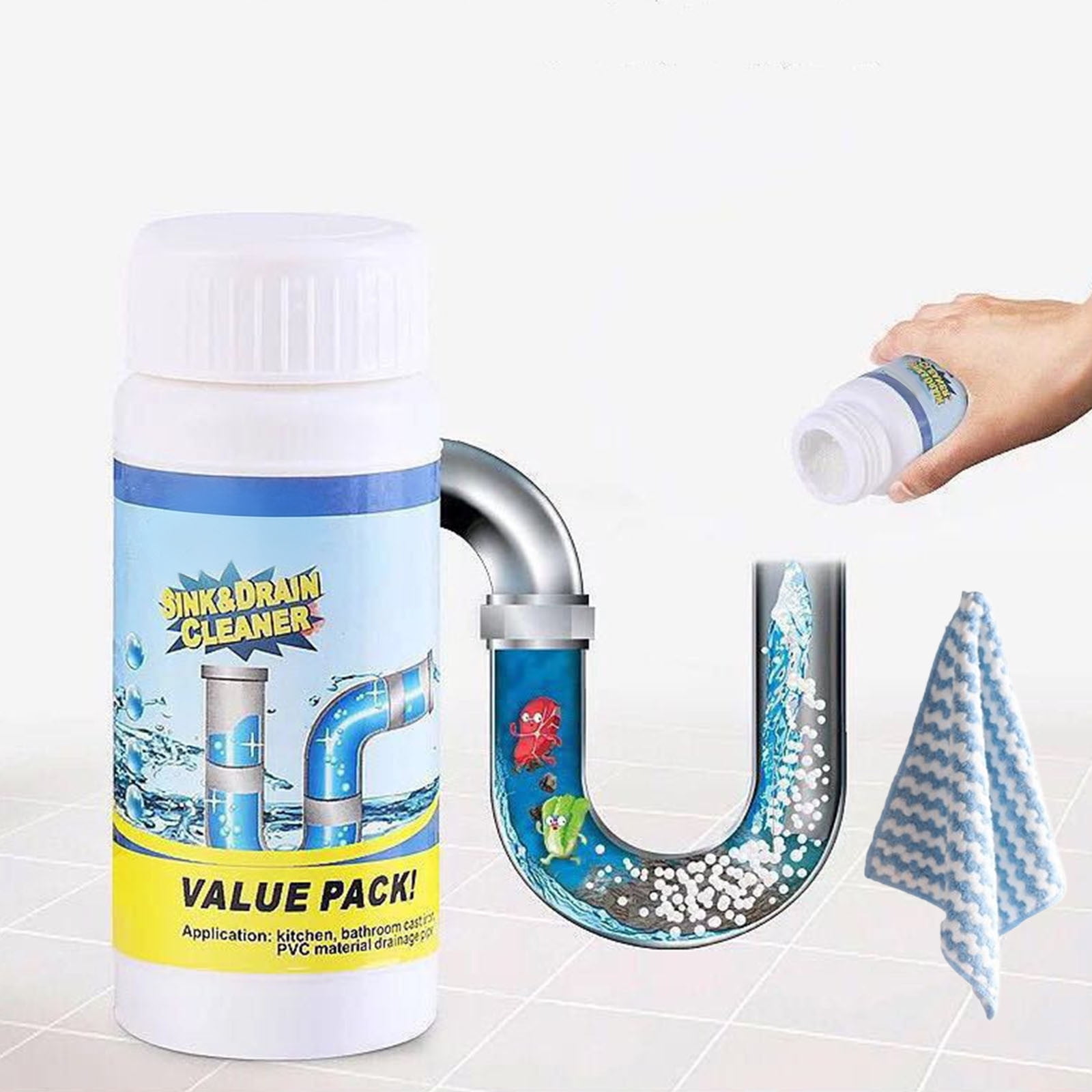 Dadiaei Fast Foam Toilet Cleaner and Pipe Clearing Agent Enzyme Based ...